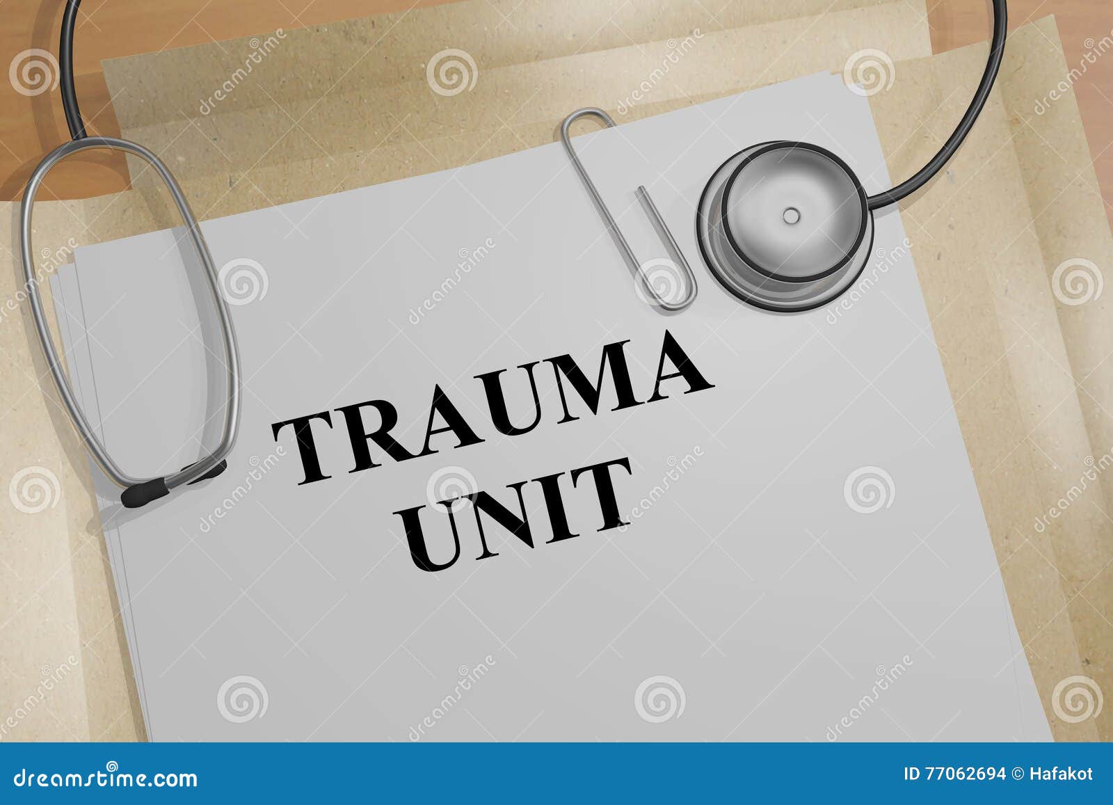 Trauma Unit concept stock illustration. Illustration of accident - 77062694