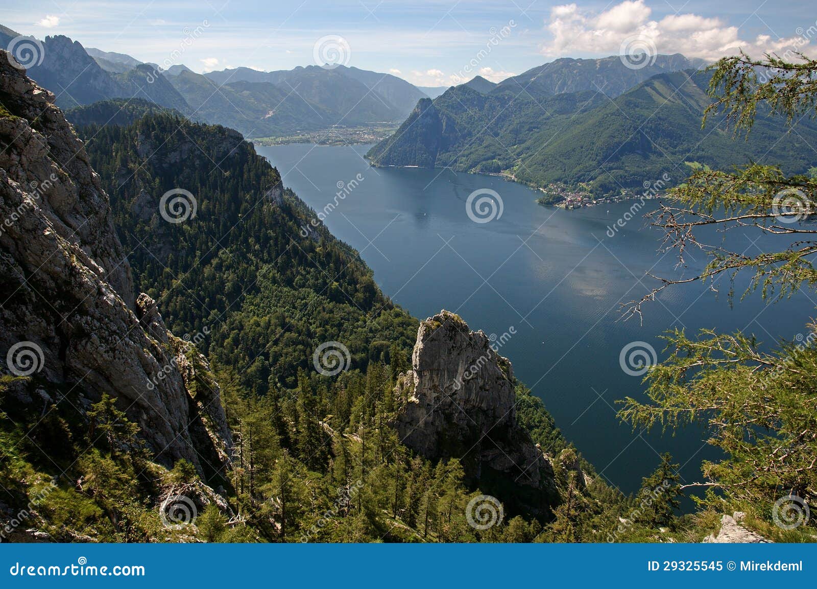 Traunsee, Austria stock image. Image of mountain, landscape - 29325545