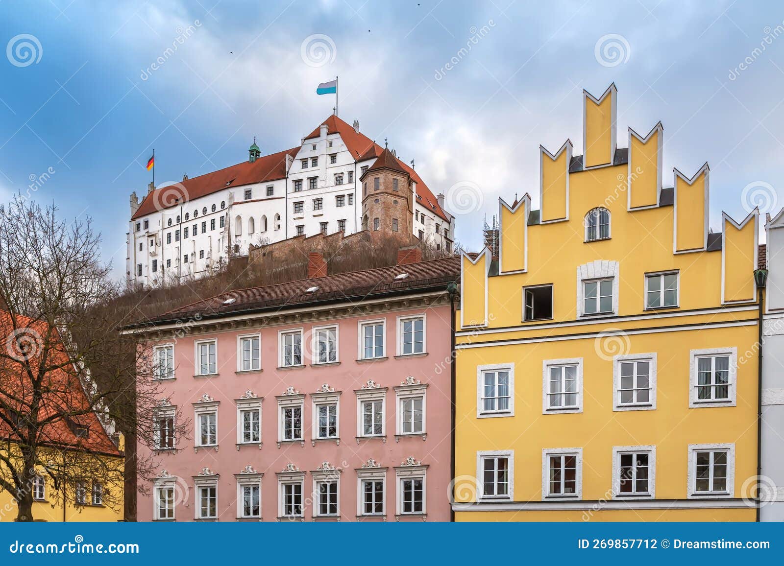 Trausnitz Castle, Landshut, Germany Stock Photo - Image of exterior ...