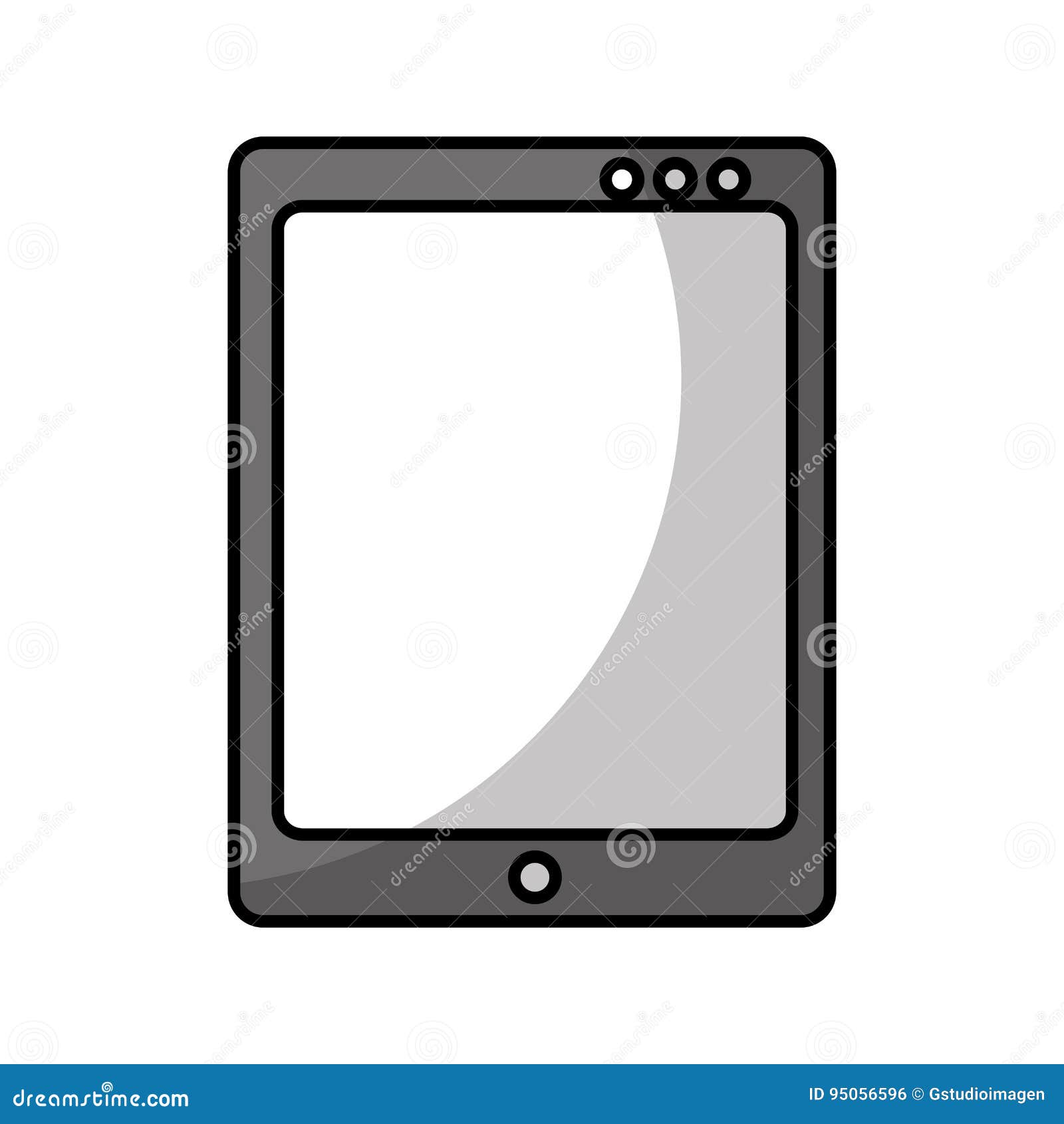 Travail De Dessin De Tablette Illustration de Vecteur - Illustration du ...