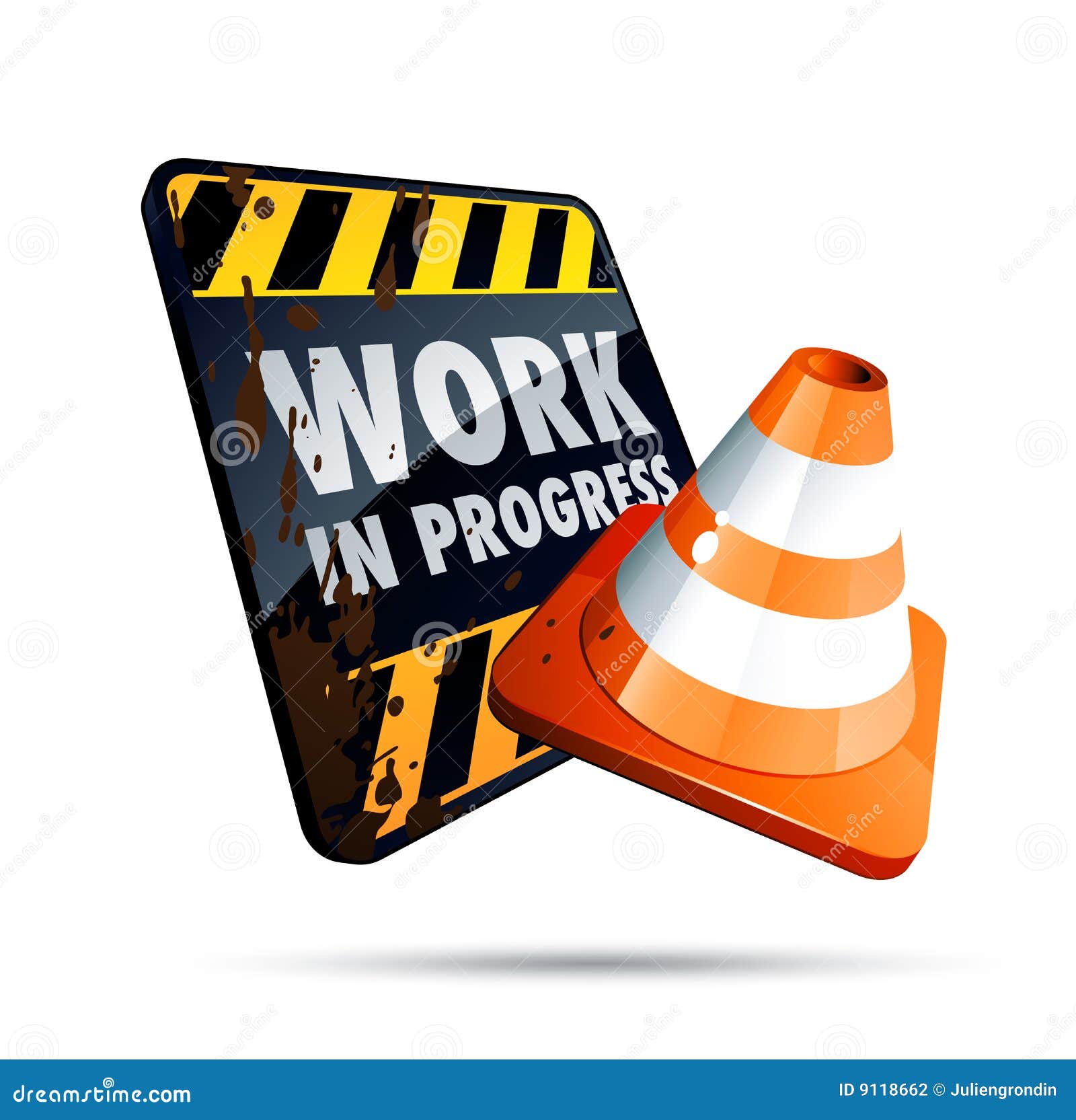 Travaux En Cours Stock Illustrations, Vecteurs, & Clipart – (77,733 ...