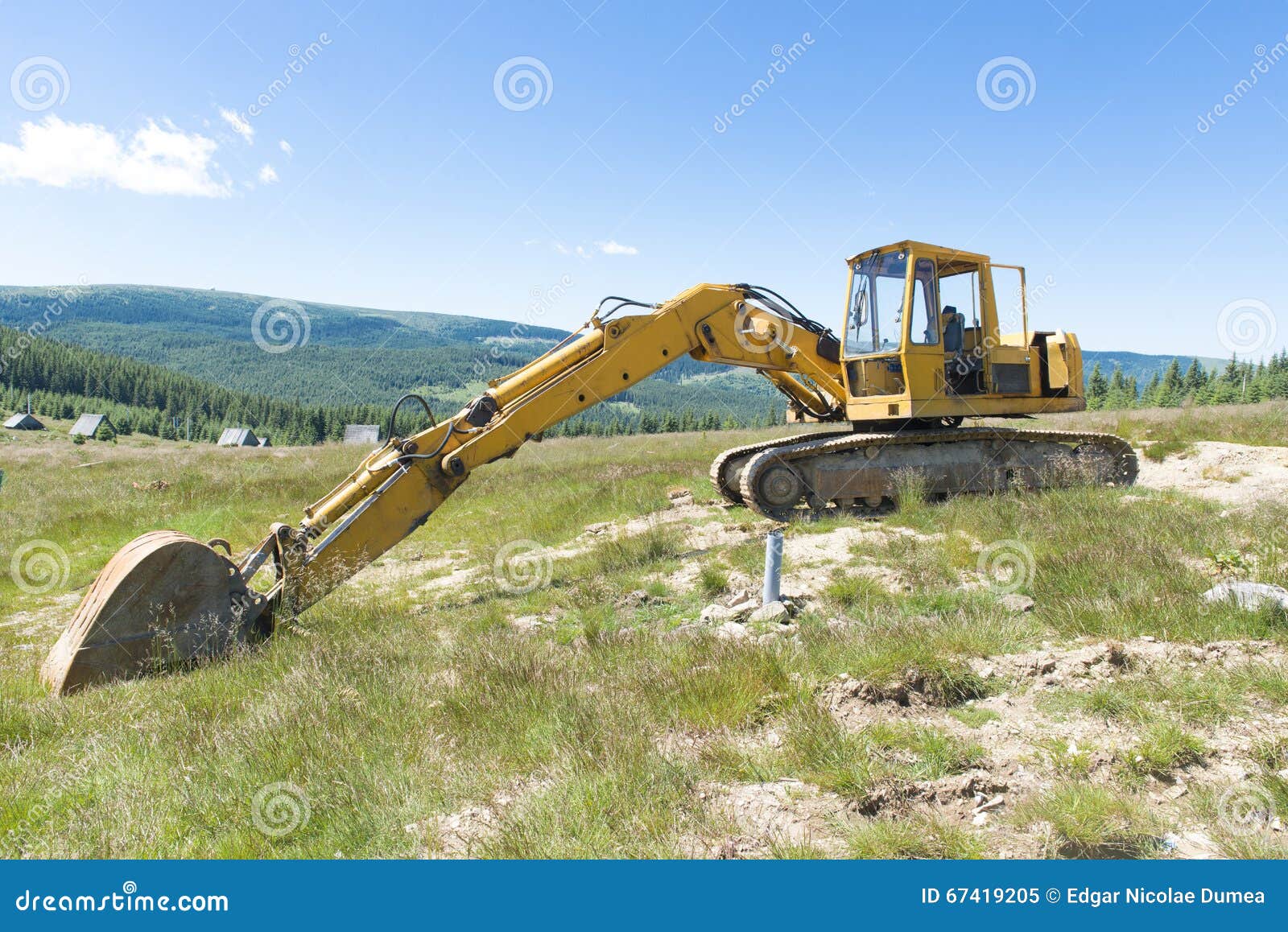 Travailler Dur Ou Travailler Dur Image stock - Image du excavation ...