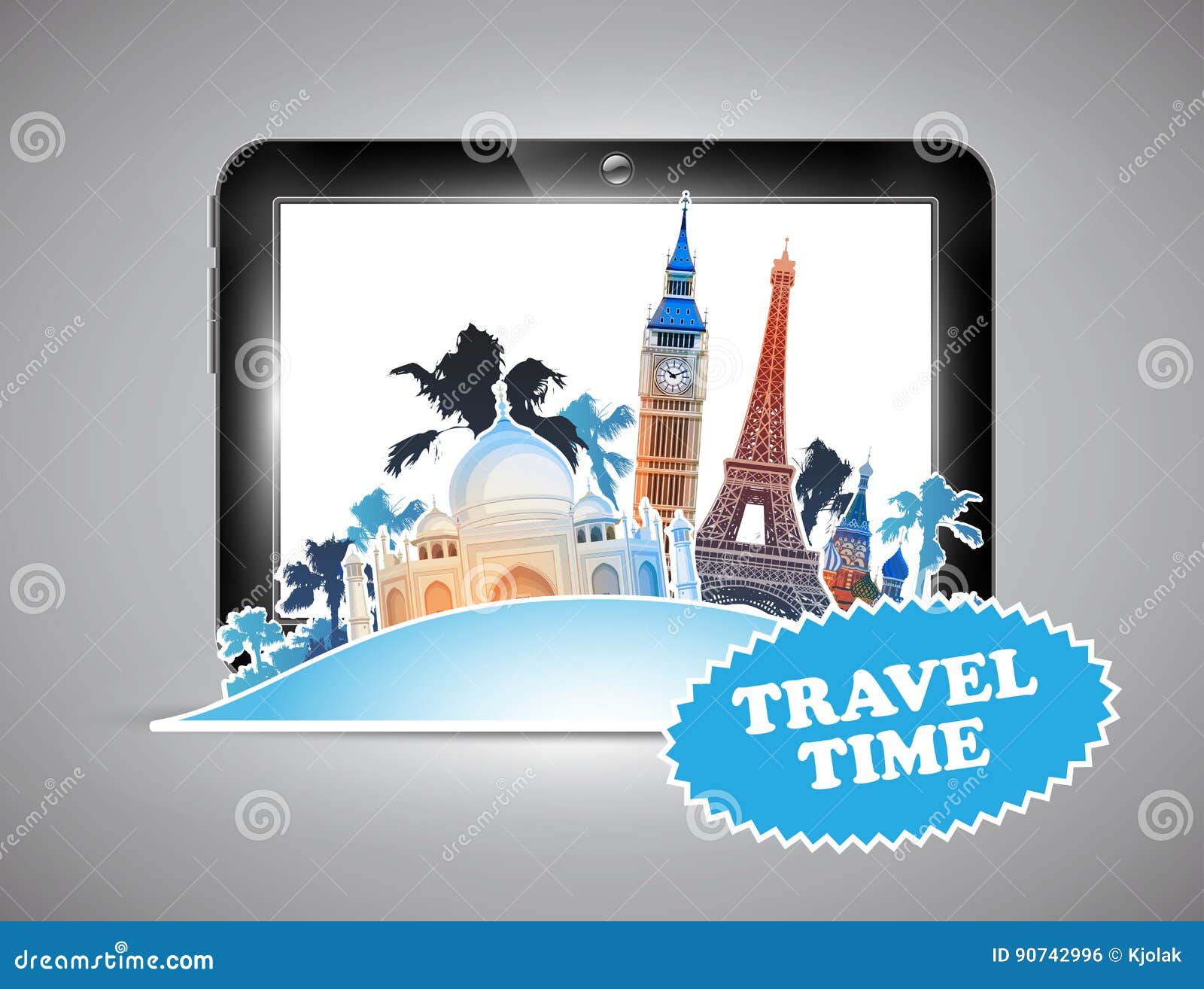 Travel advertising design stock vector. Illustration of concepts - 90742996