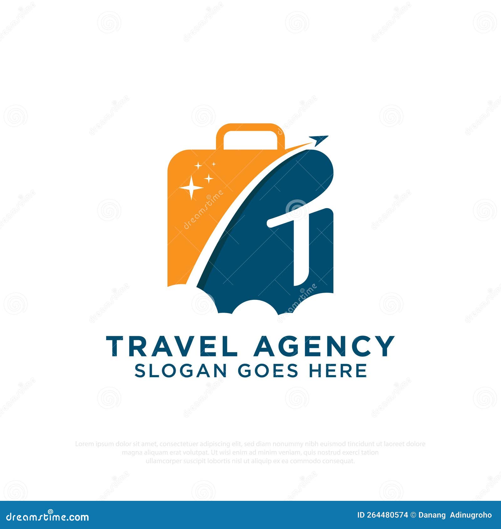 Travel Agency Logo Design with Initial Letter T Shape Vector ...