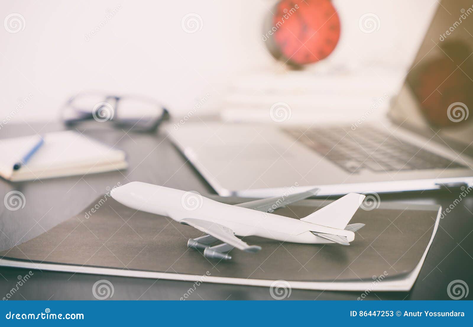 Travel Agency office table stock image. Image of modern - 86447253
