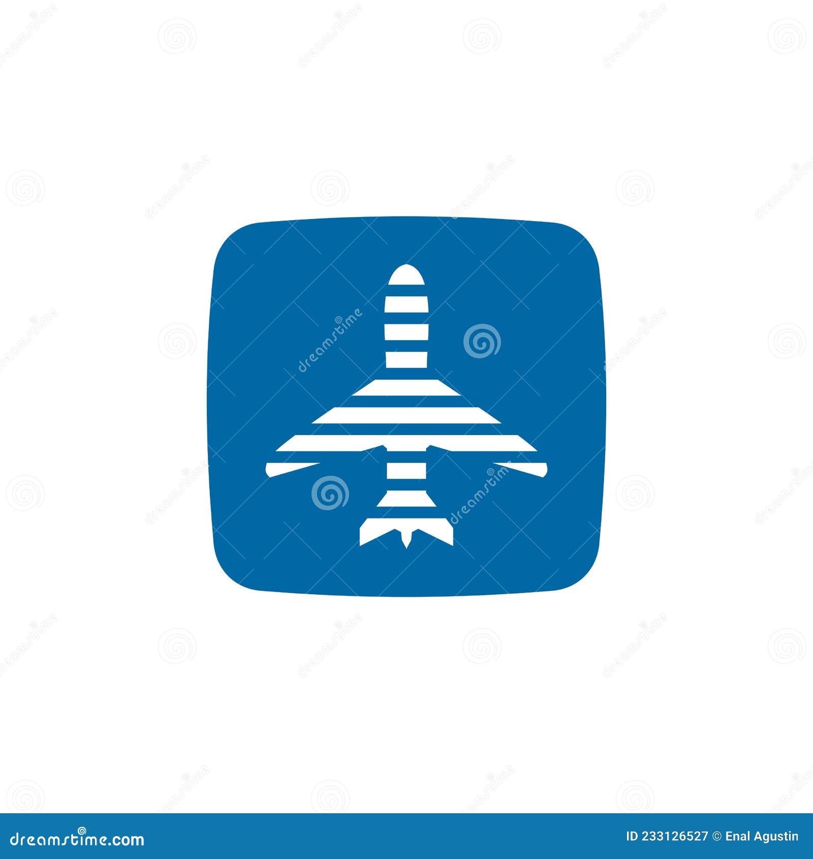 Travel App Plane Logo Design Stock Vector - Illustration of design ...