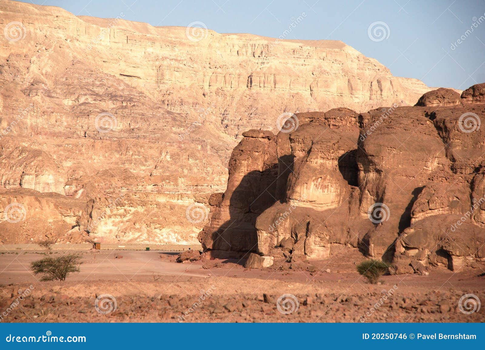 Travel in Arava desert stock photo. Image of hike, geology - 20250746