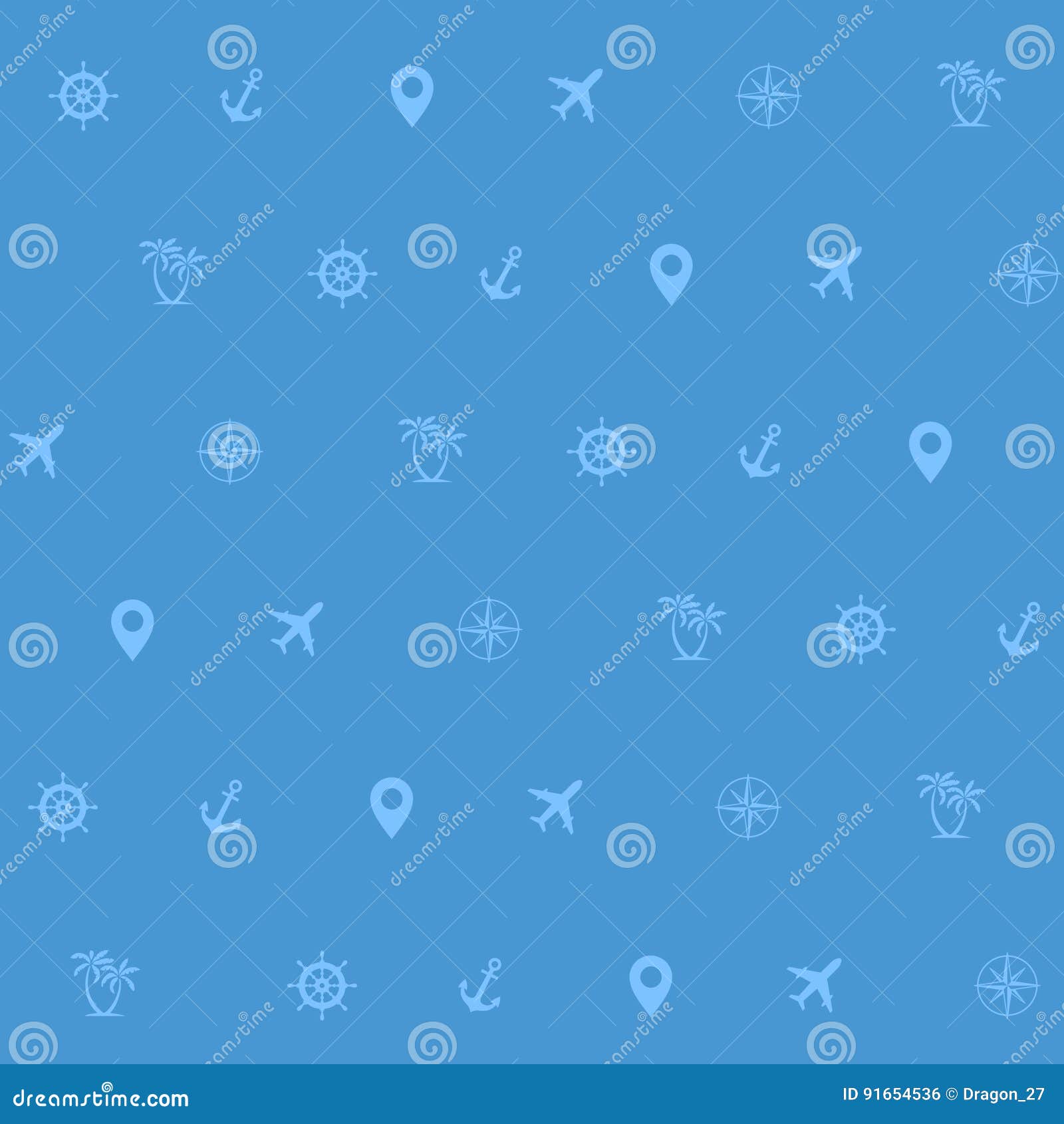 Travel Background Wallpaper. Vector Illustration for Web Design. Stock ...