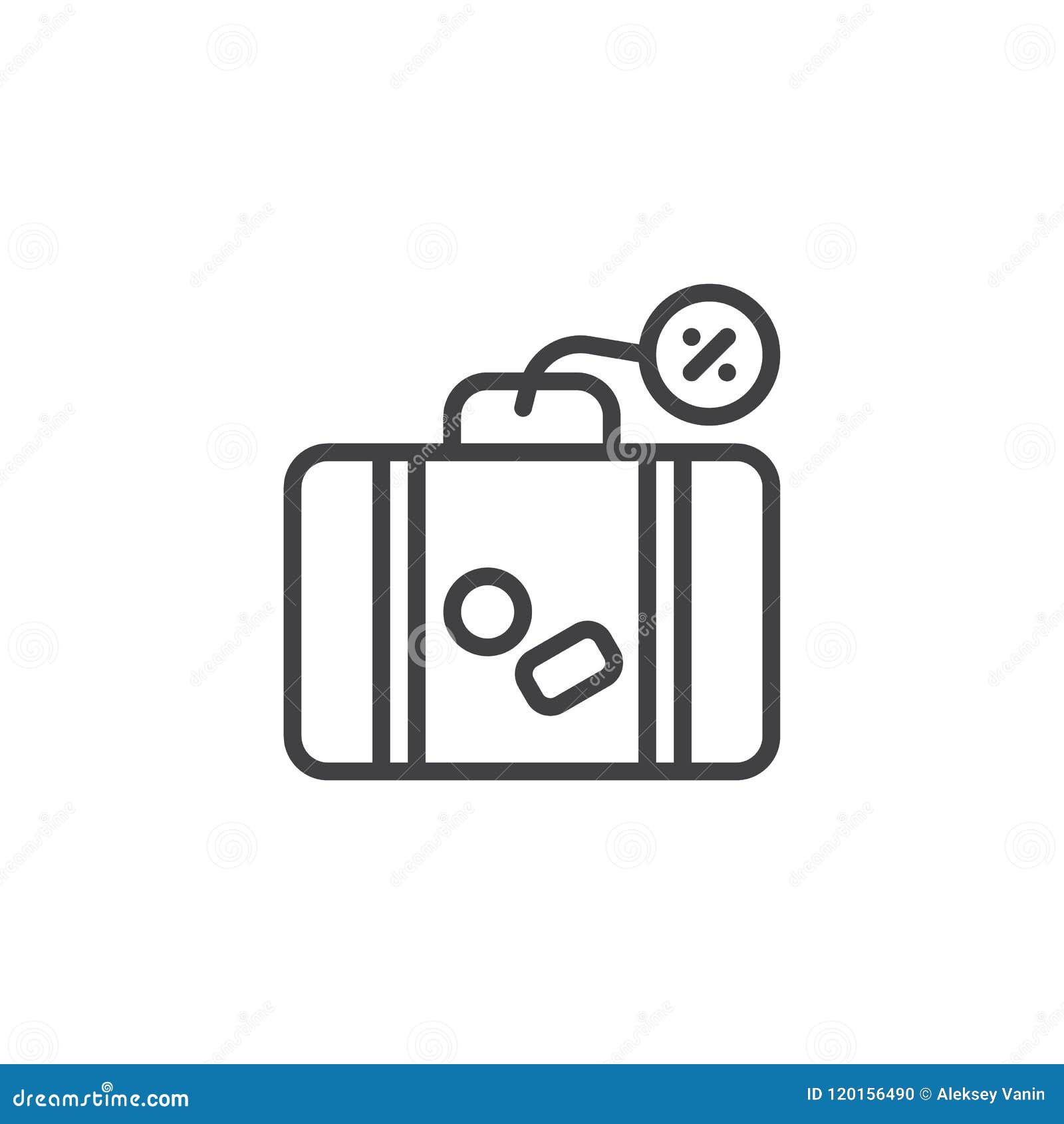 Travel Bag Discount Sale Outline Icon Stock Vector - Illustration of ... Travel Bag Discount Sale Outline Icon Stock Vector - Illustration of ...