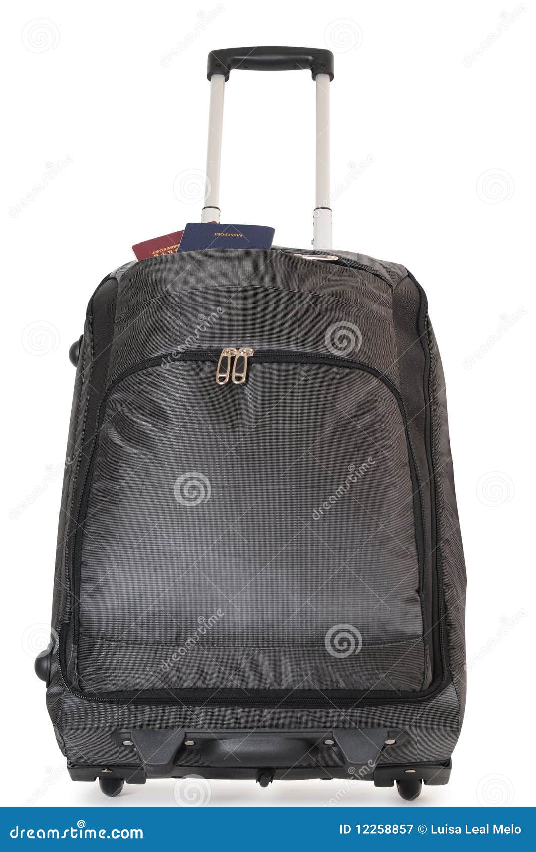 Travel bag. Isolated stock image. Image of trip, path - 12258857