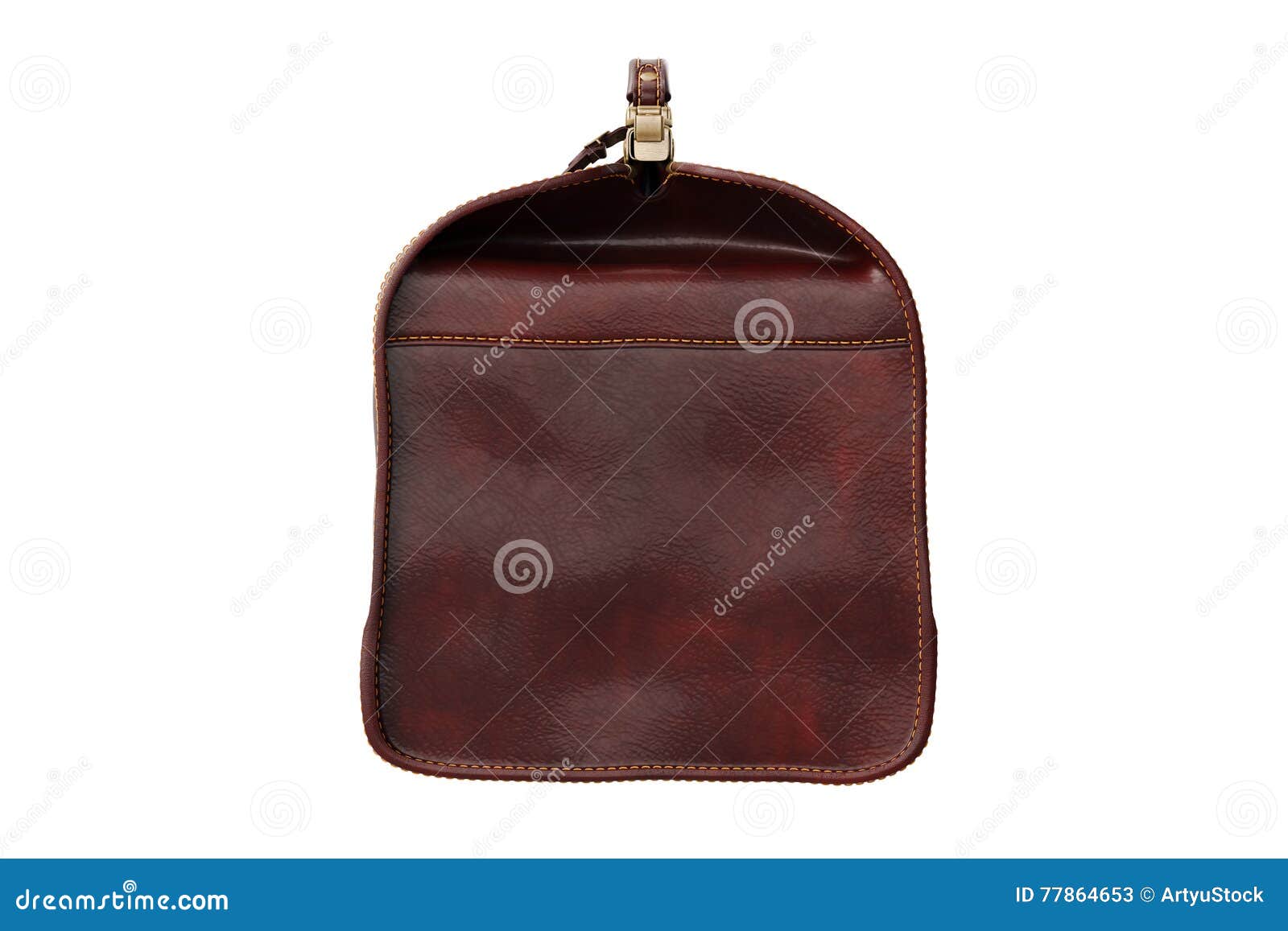 Travel bag, side view stock illustration. Illustration of vintage ...