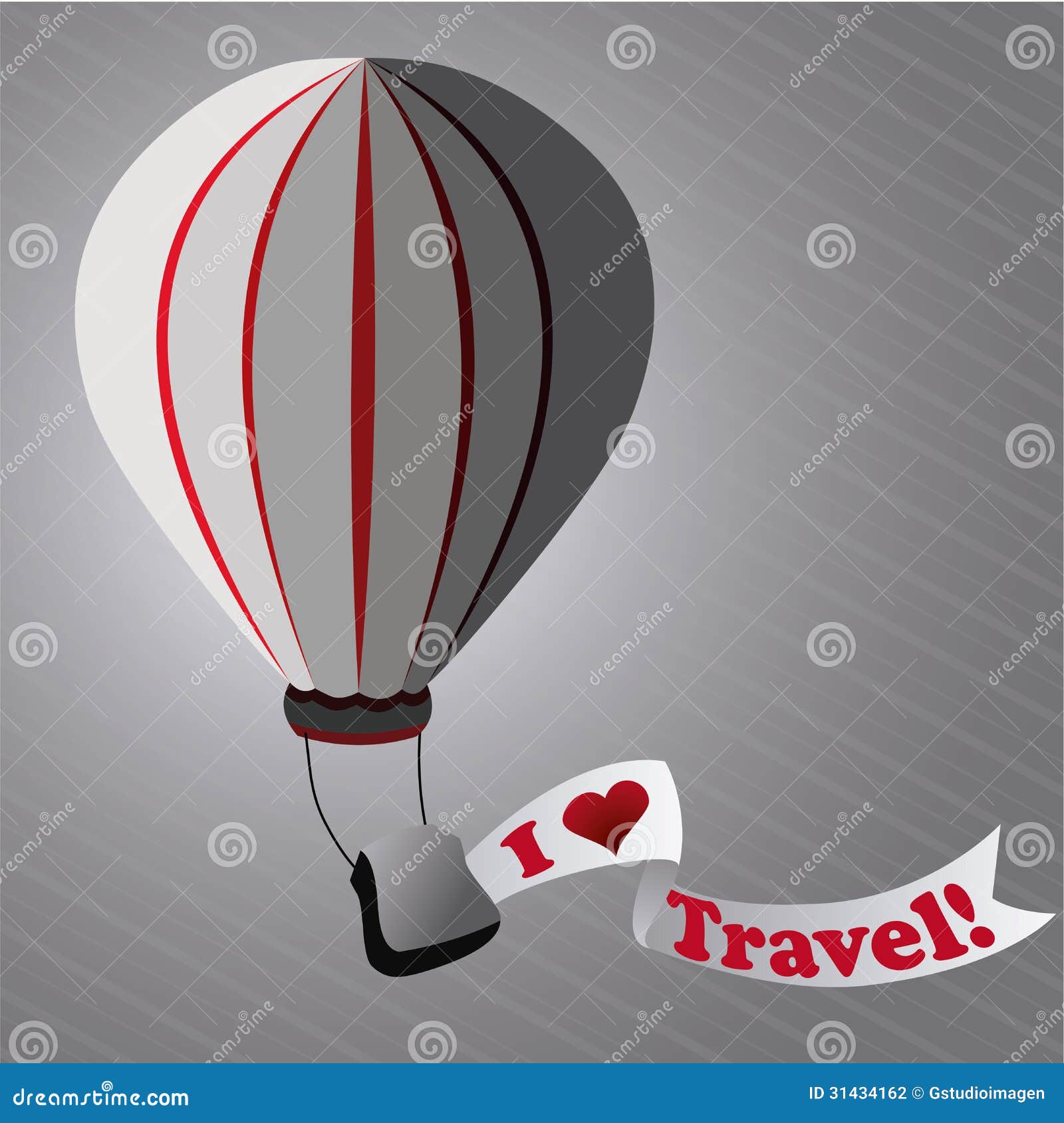 Travel ballon stock vector. Illustration of ballons, balloon - 31434162