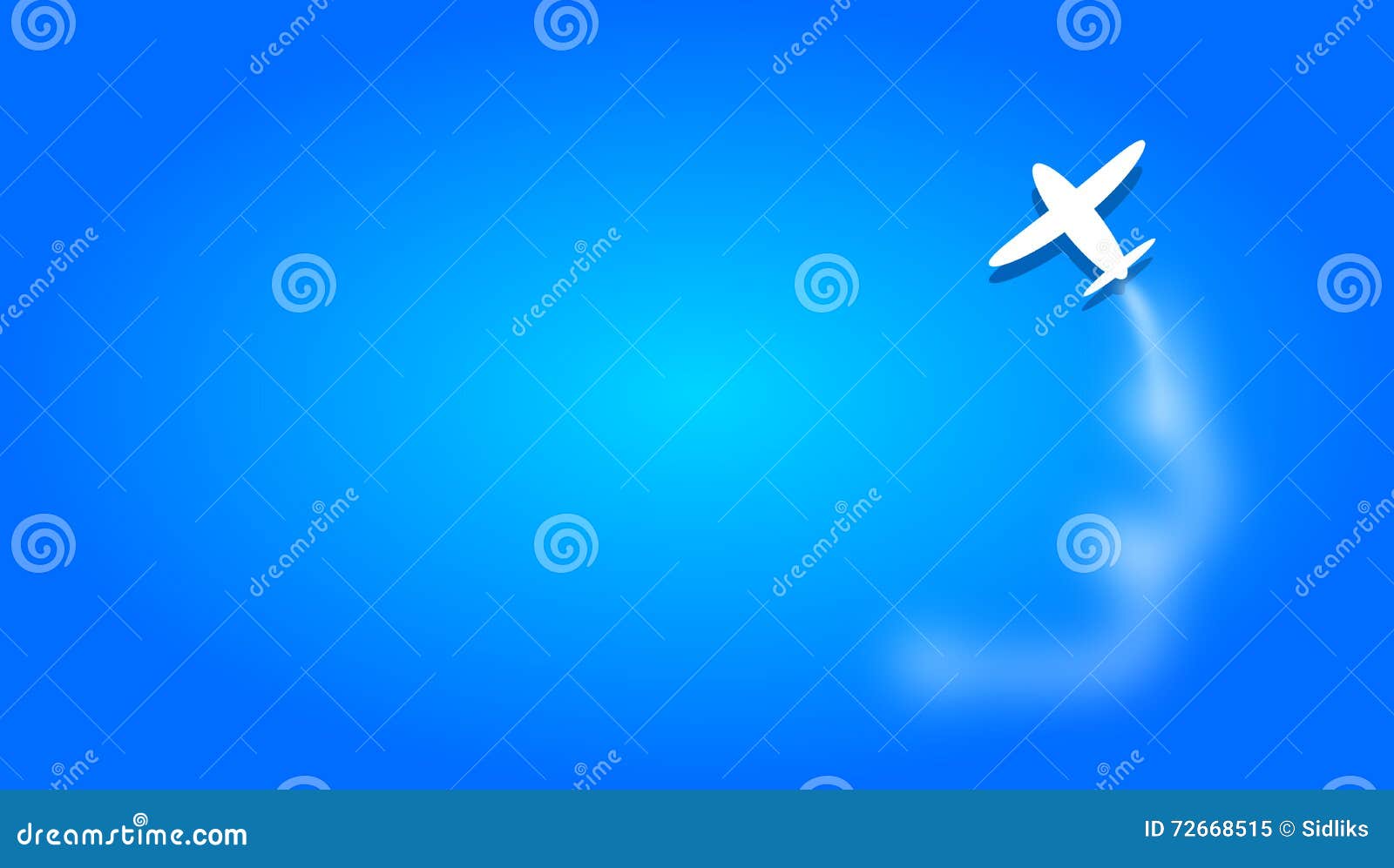 Travel blue background stock illustration. Illustration of icon - 72668515