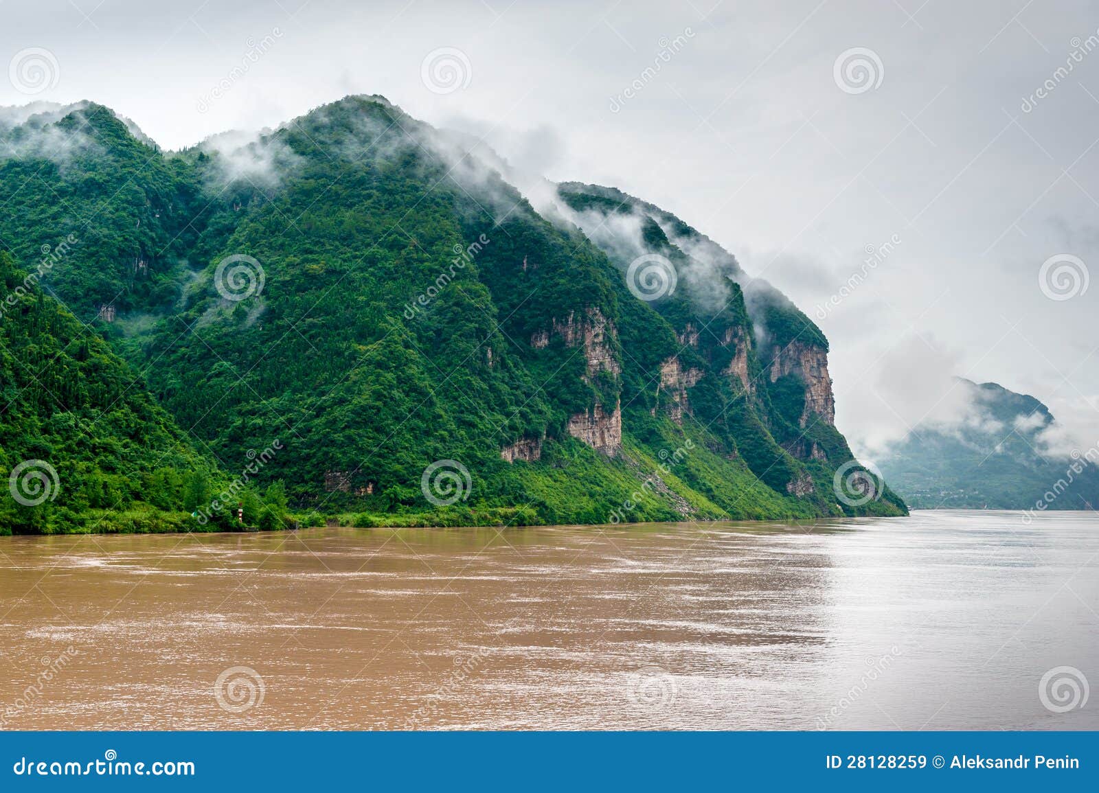 Travel by Boat on the Yangtze River Stock Image - Image of travel ...