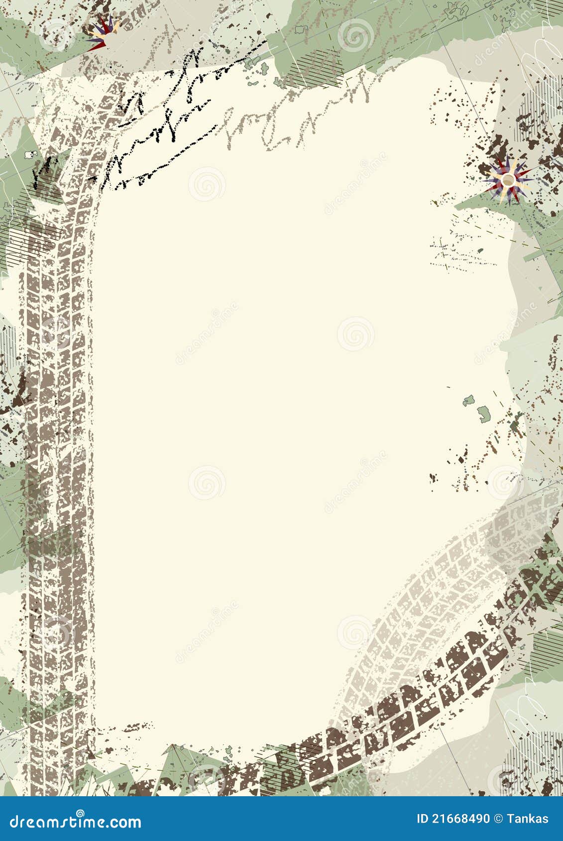 Bordered Background Green Gradient Royalty-Free Stock Photography ...