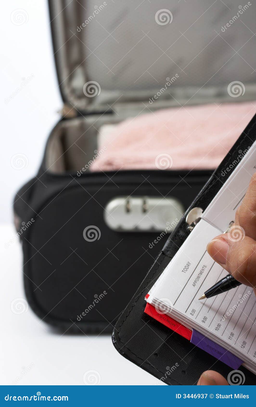 Travel check list stock image. Image of hand, personal - 3446937