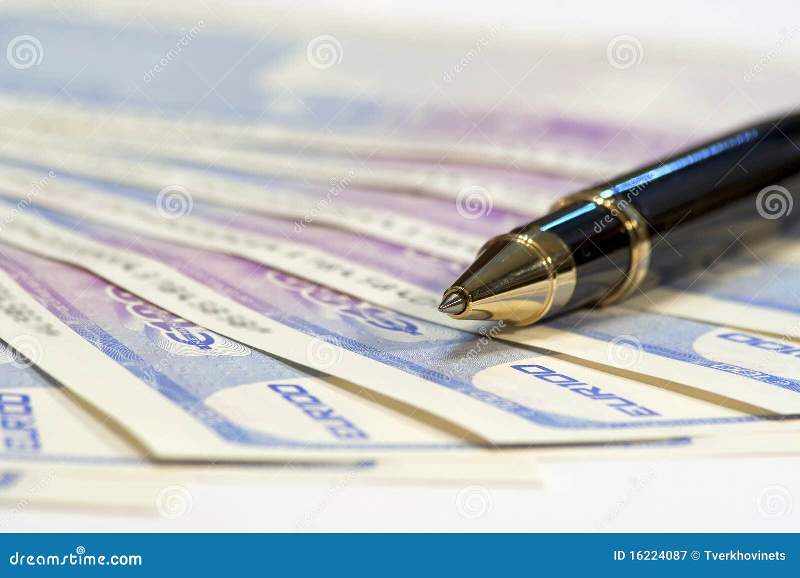 Travel cheques stock image. Image of traveling, watermarks - 16224087
