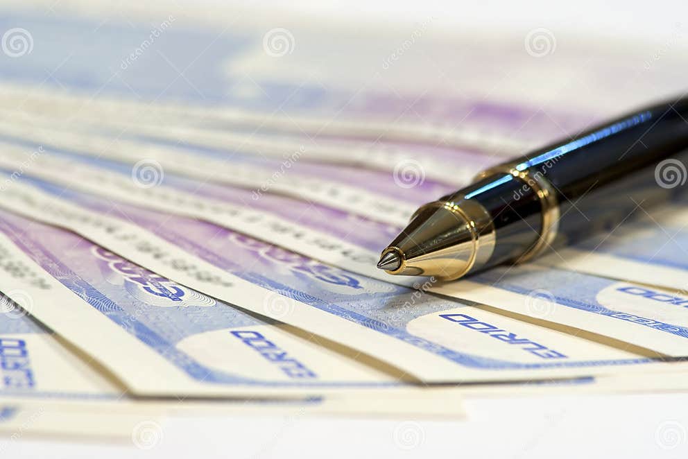 Travel cheques stock image. Image of traveling, watermarks - 16224087