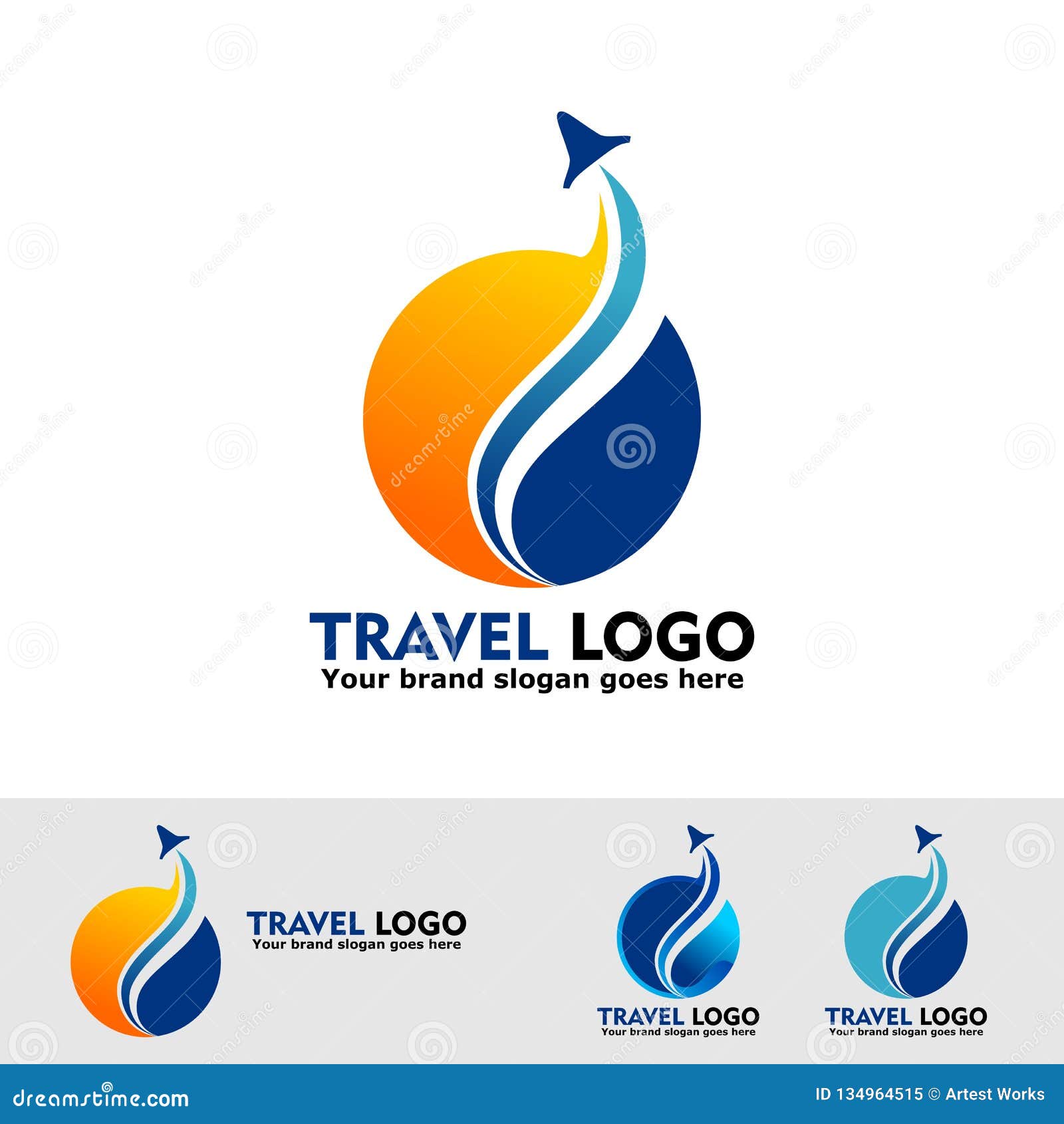 Travel Circle Logo stock vector. Illustration of lens - 134964515