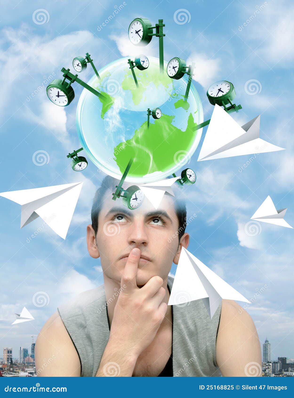 Travel concept stock image. Image of plane, hours, imagination - 25168825