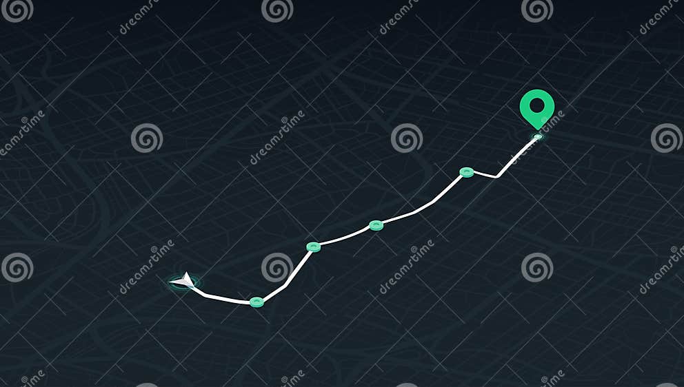 Travel Concept. Geolocation and Abstract GPS Navigation, Online ...