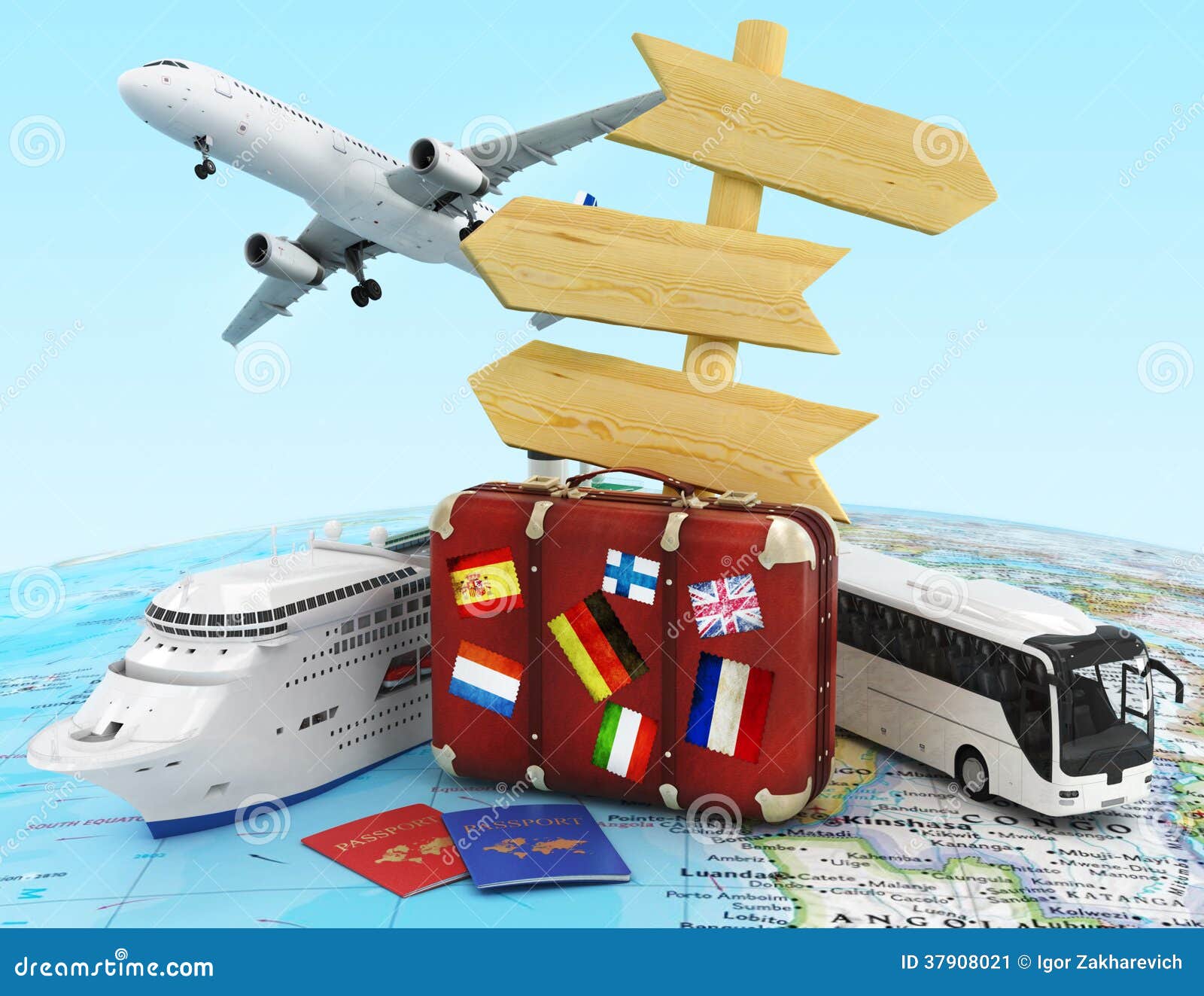 Travel concept stock image. Image of planet, graphics - 37908021