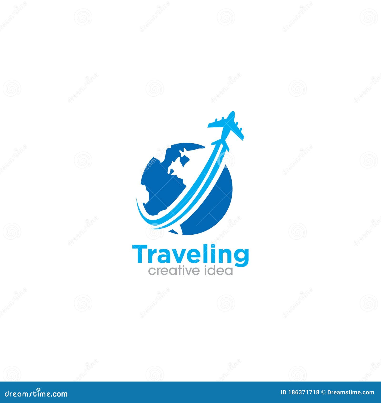Travel Creative Concept Logo Design Template Stock Vector ...