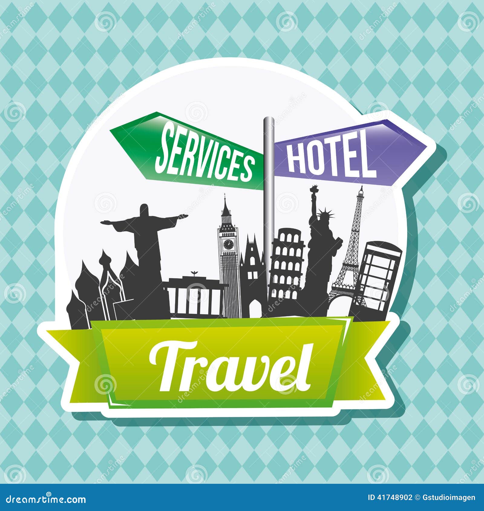 Travel design stock vector. Illustration of concept, tourism - 41748902