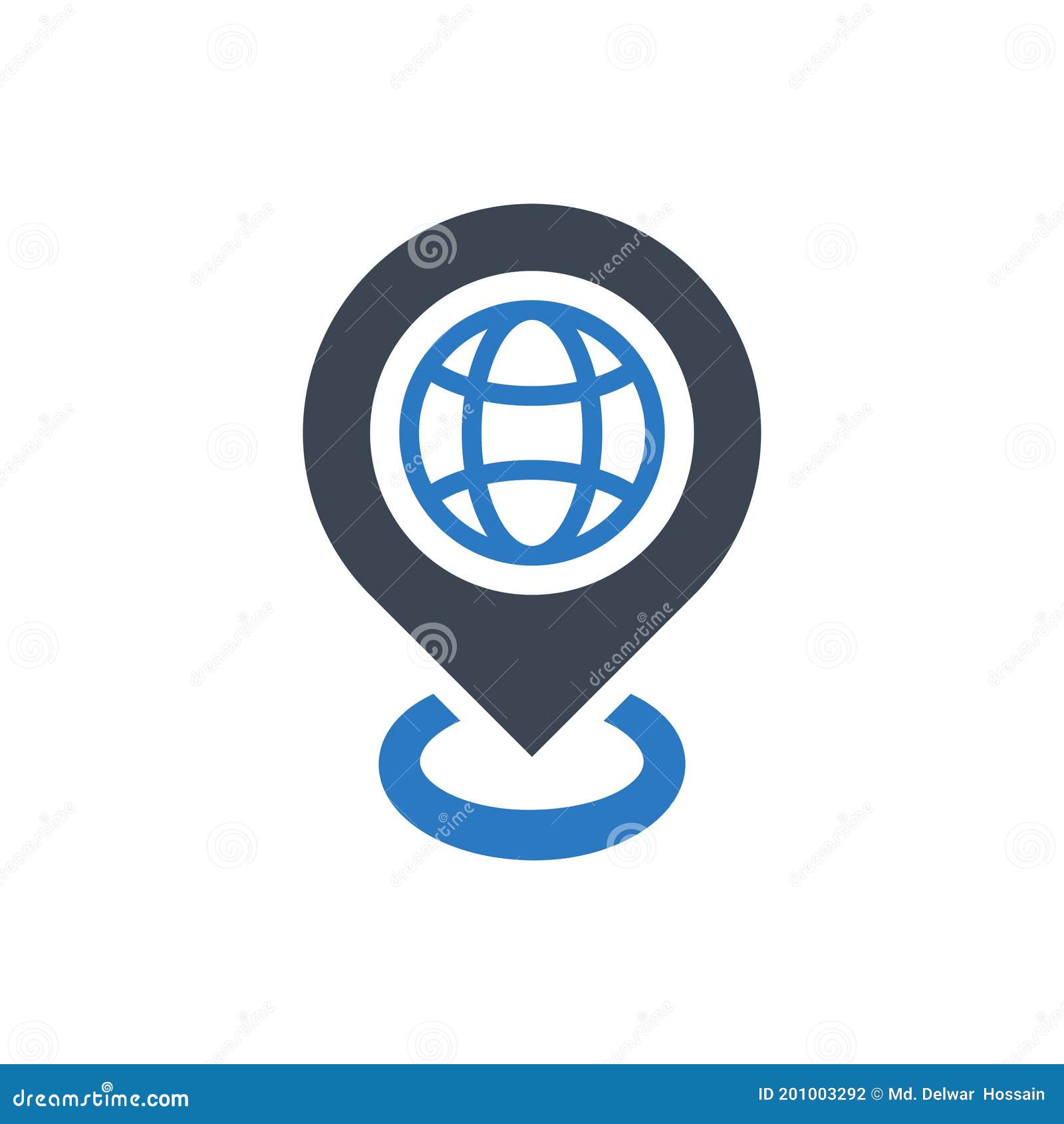 Travel Destination Icon. Simple Vector Graphics Stock Vector ...