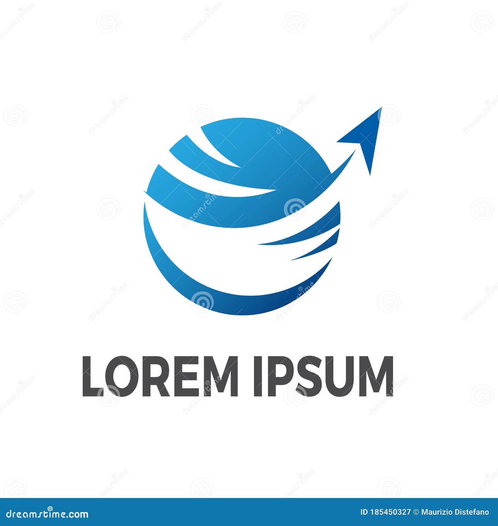 Travel Destination Vector Logo Design Template Stock Vector ...