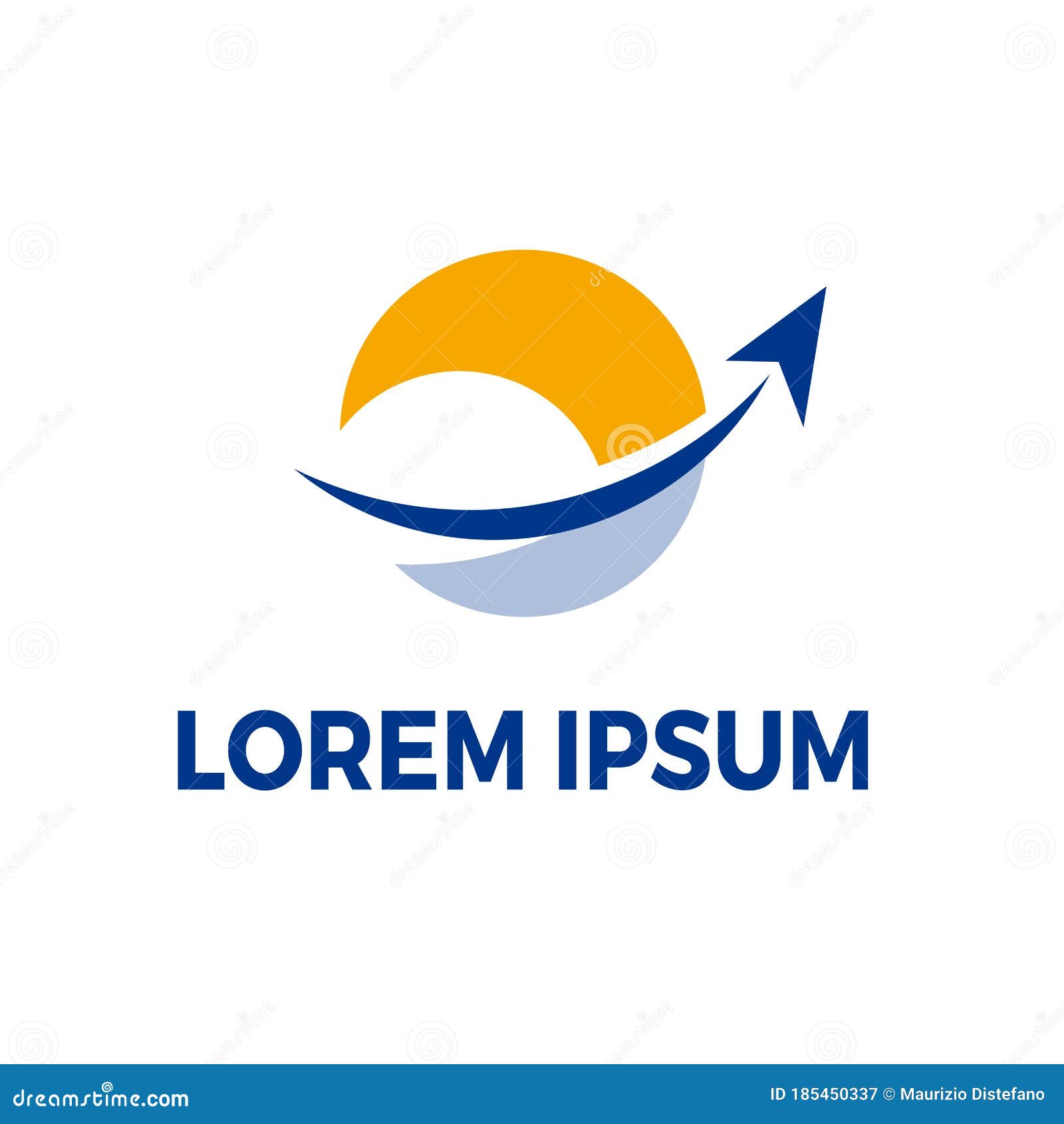 Travel Destination Vector Logo Design Template Stock Vector ...