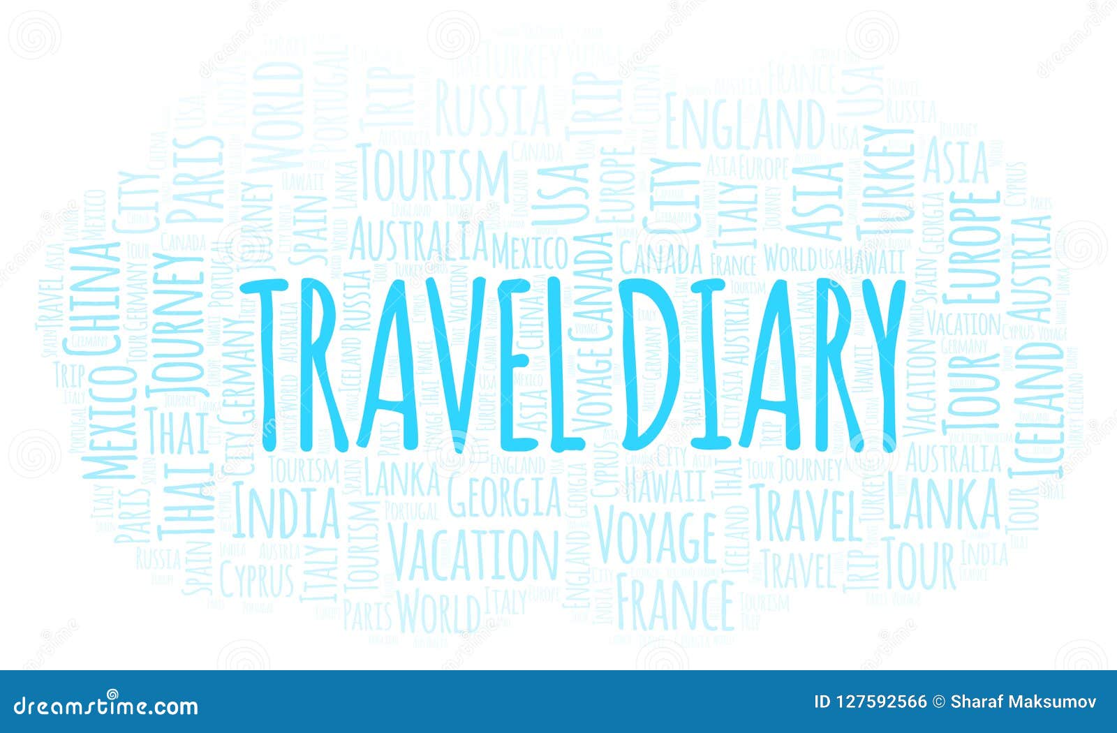 Travel Diary With Memories And Maps Royalty-Free Stock Image ...