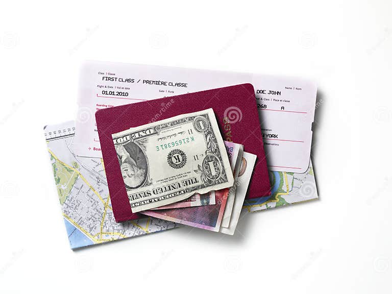 Travel documents stock image. Image of tickets, passport - 11274065