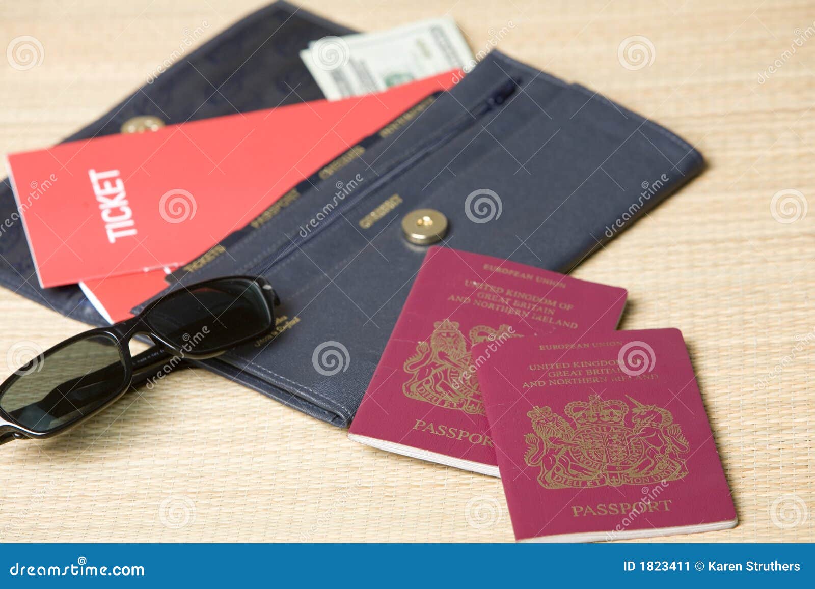 Travel documents stock image. Image of time, england, airport - 1823411