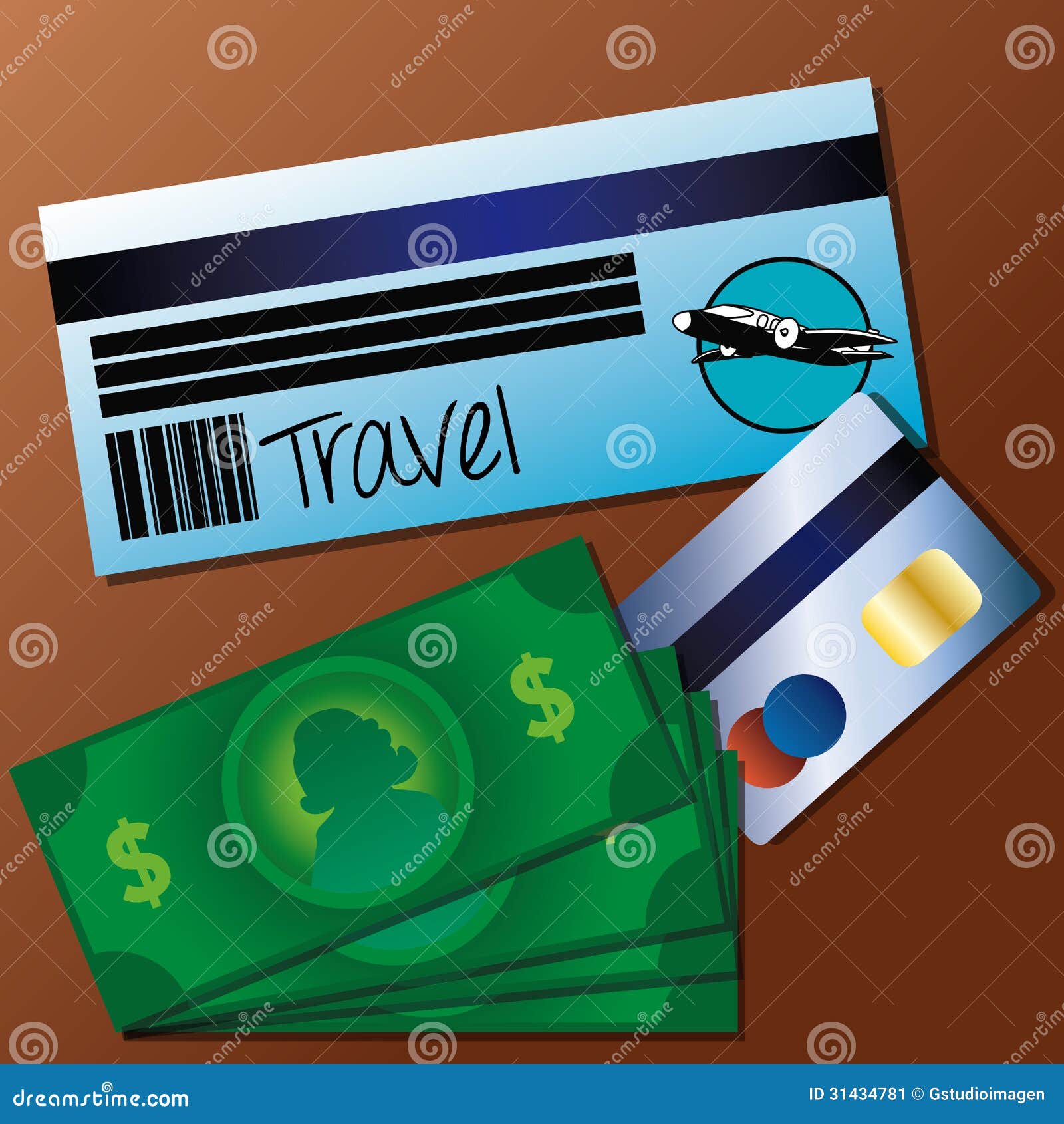 Travel documents stock vector. Illustration of concept - 31434781