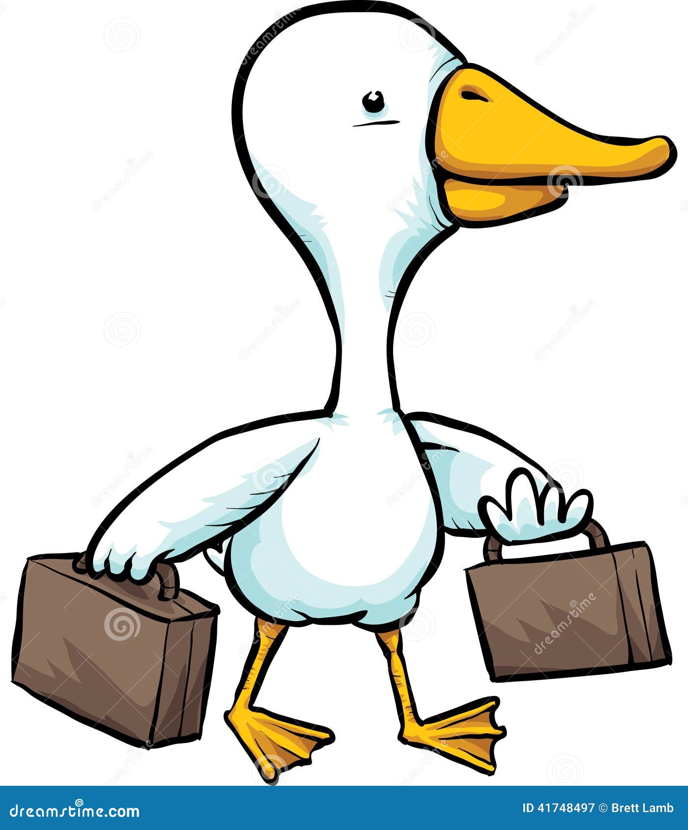 Travel Duck stock illustration. Illustration of luggage - 41748497