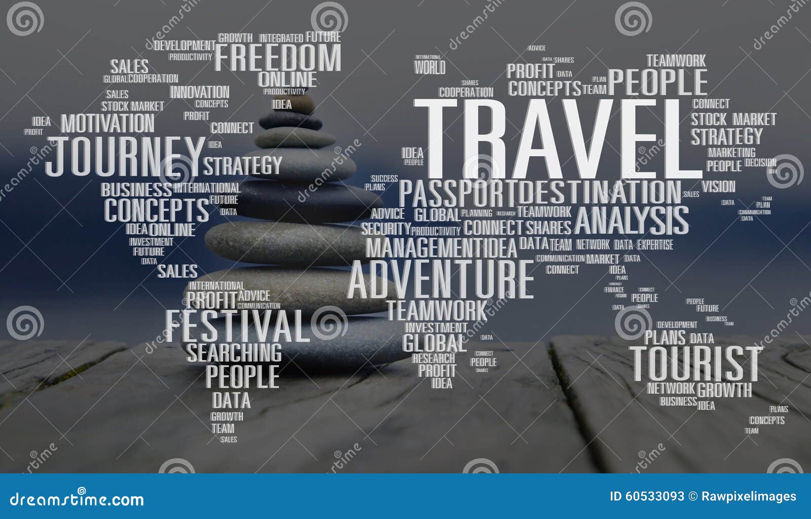 Travel Explore Global Destination Trip Adventure Concept Stock Image ...