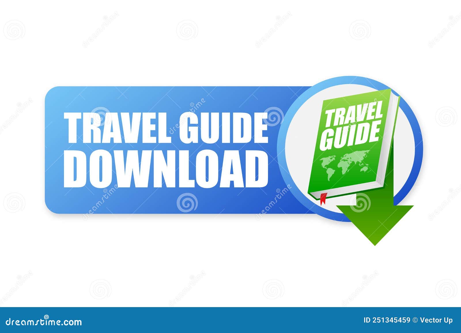 Travel Guide Icon. Tourism Book. Vector Illustration. Stock Vector ...