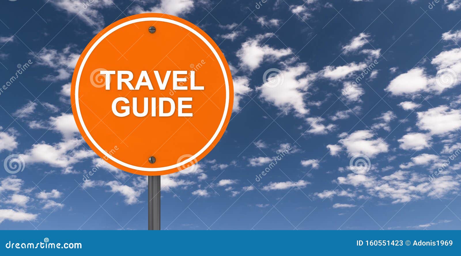 Travel guide traffic sign stock illustration. Illustration of sign ...
