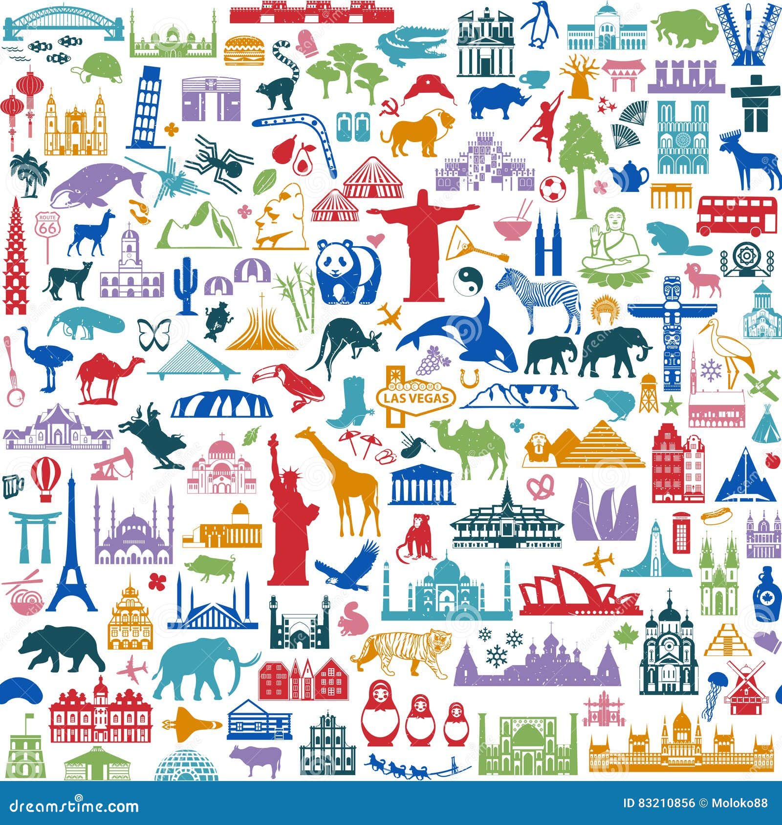 Travel Icons Pattern editorial photo. Illustration of nation - 83210856