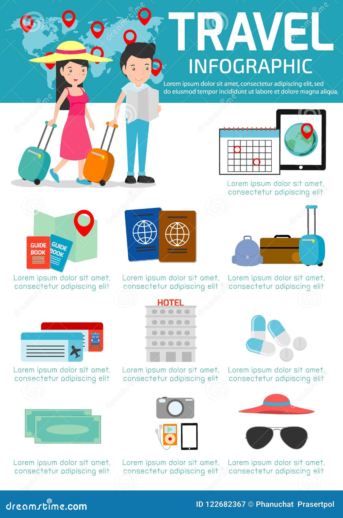 Travel Infographic Elements Concept, Travel Vector Infographic. Stock ... Travel Infographic Elements Concept, Travel Vector Infographic. Stock ...