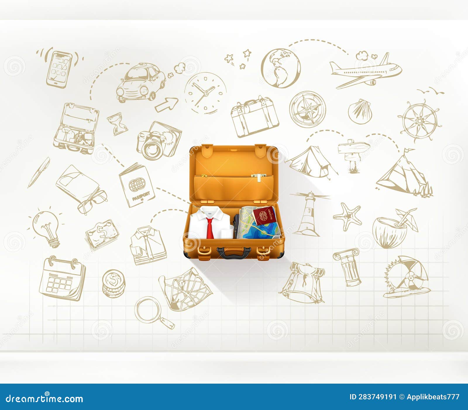 Travel, Infographics Vector Stock Vector - Illustration of adventure ...