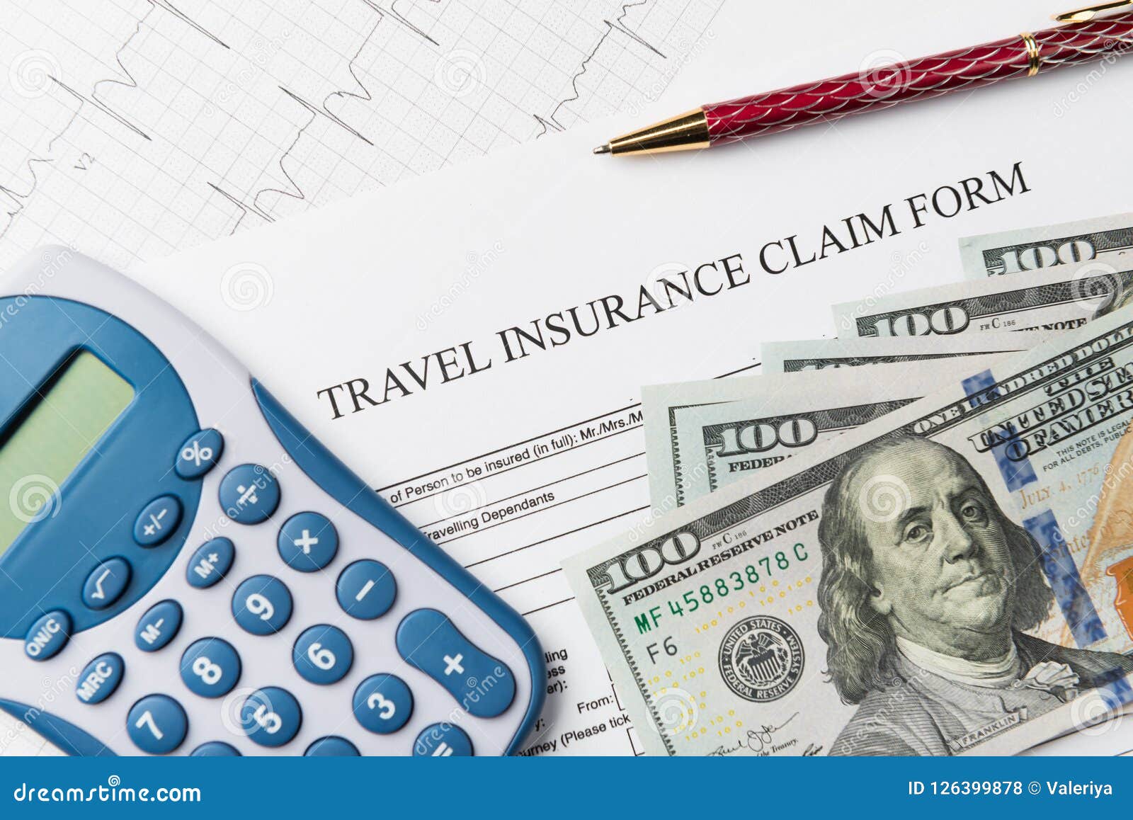 Travel Insurance Application Form Stock Photo - Image of accident ...