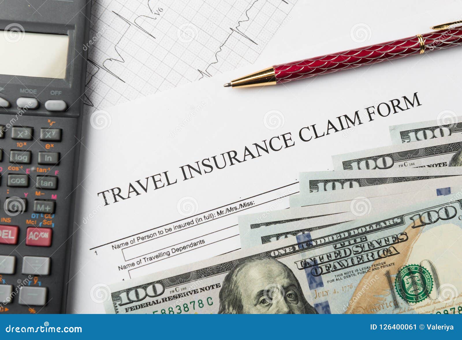 Travel Insurance Application Form Stock Image - Image of form, claim ...