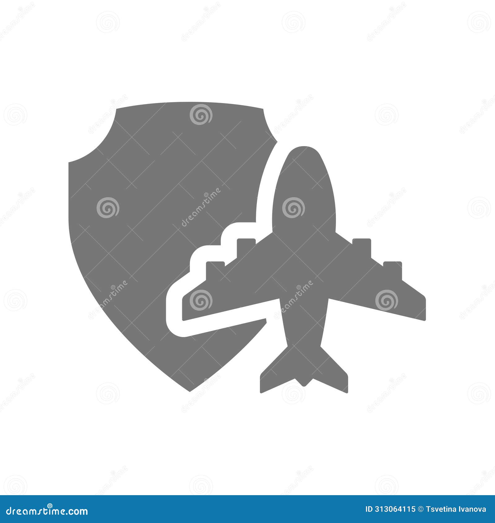 Travel Insurance Vector Icon Stock Vector - Illustration of vector ...