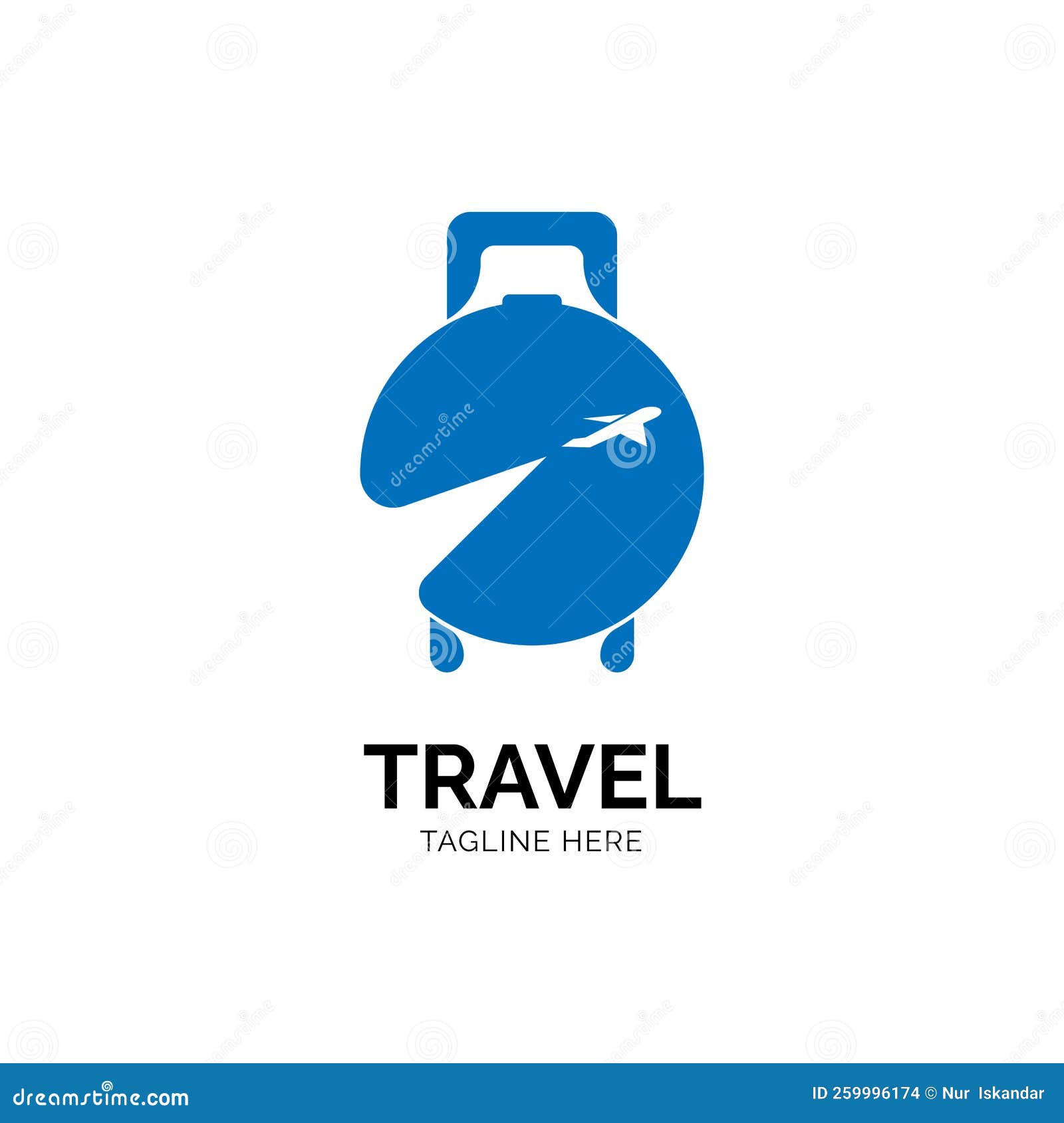 Travel Logo Design Template Vector Stock Illustration - Illustration of ...