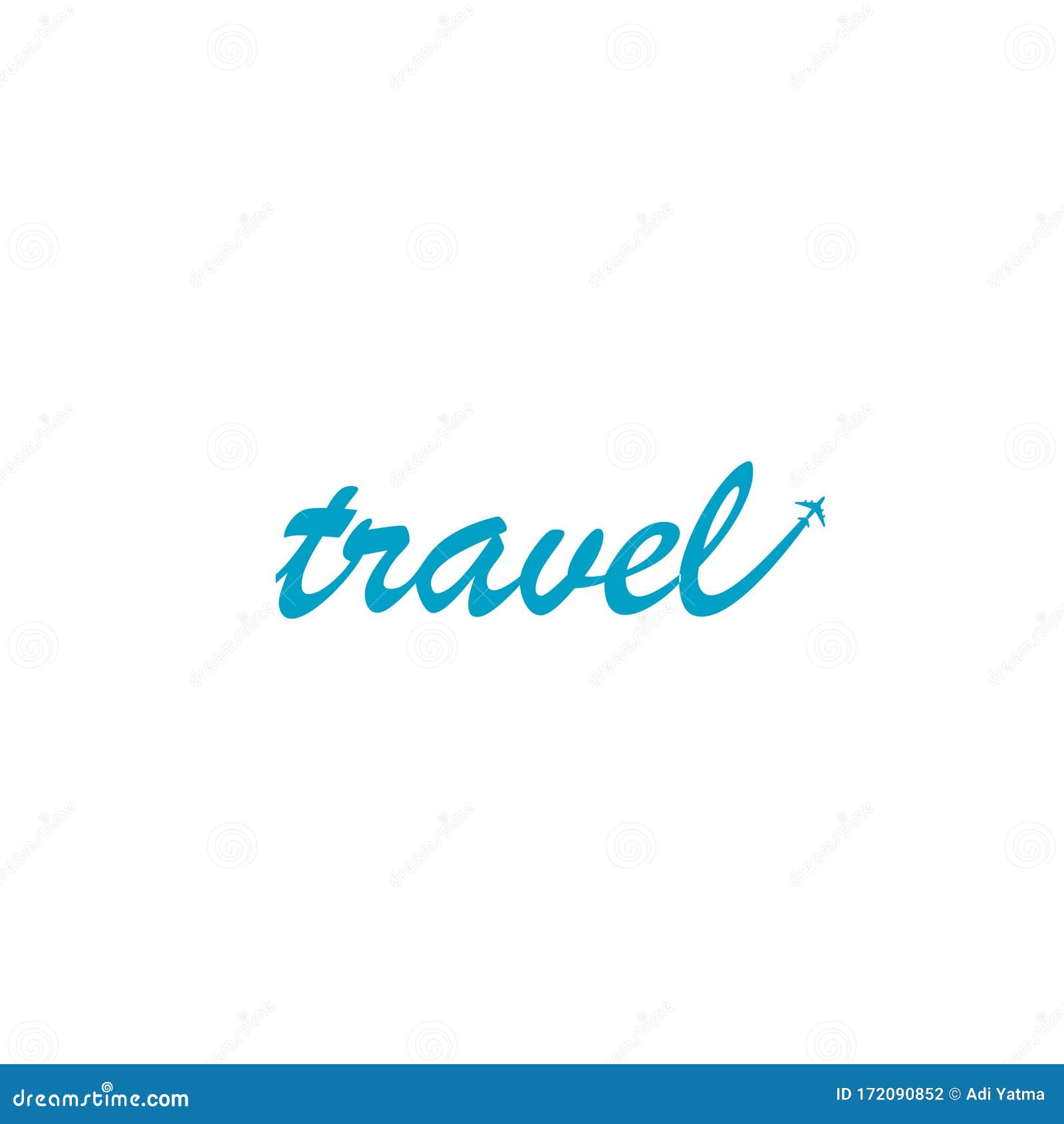 Travel, Typography Logo Design Vector Stock Vector - Illustration of ...