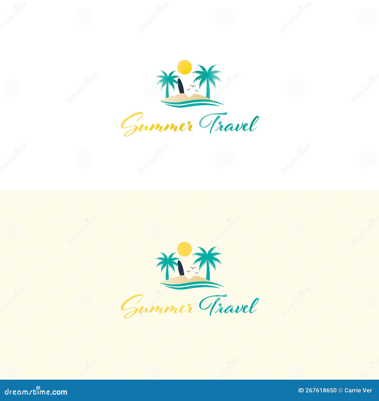 Travel Logo Vector Illustration. Vacation Logo Design. Summer Travel ...