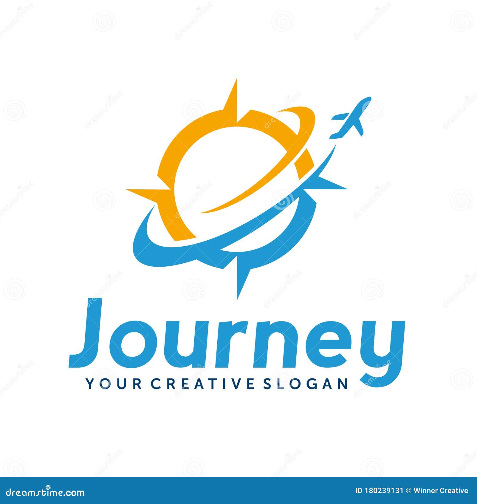 Travel and Journey Logo Vector Stock Vector - Illustration of ...