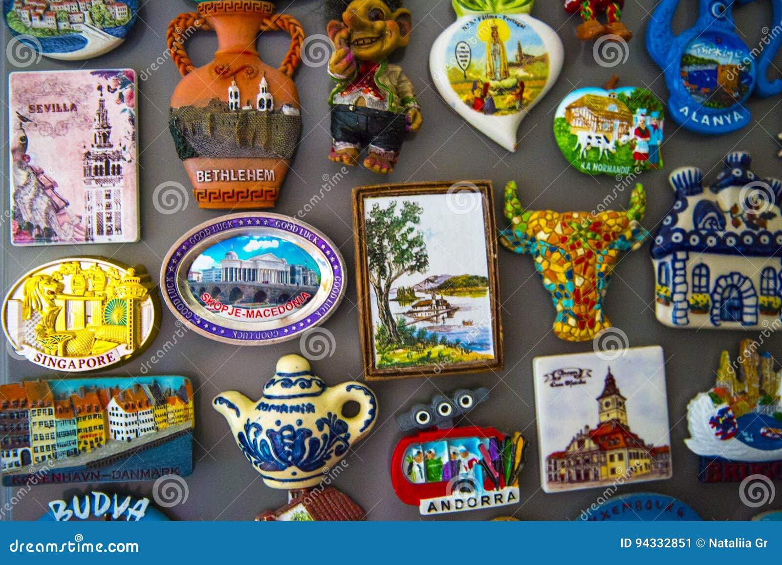 Travel magnets stock image. Image of bran, beauty, hall - 94332851